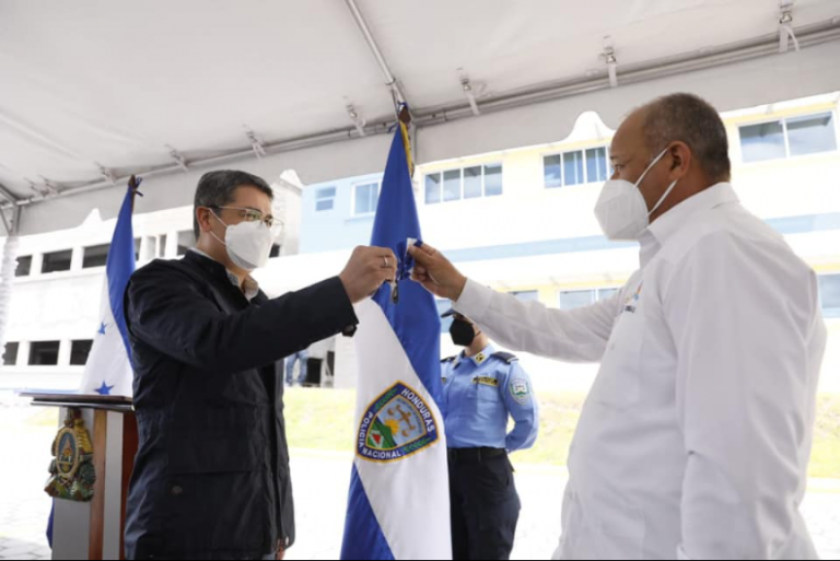 Presidente Hernández inaugura moderno edificio de la Dirección Nacional de Prevención y ...
