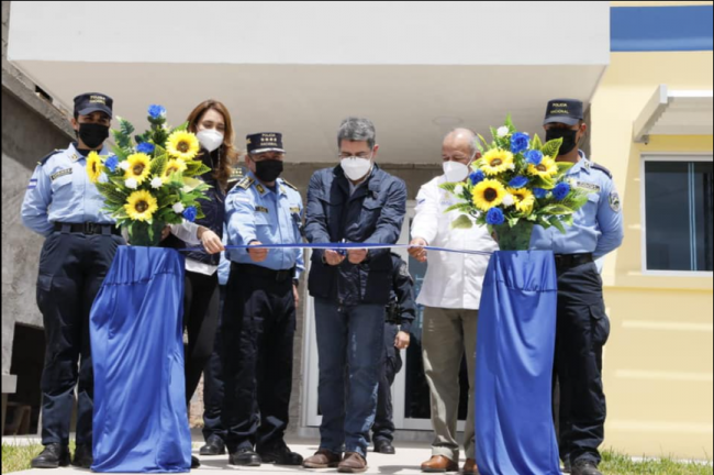 Presidente Hernández inaugura moderno edificio de la Dirección Nacional de Prevención y ...