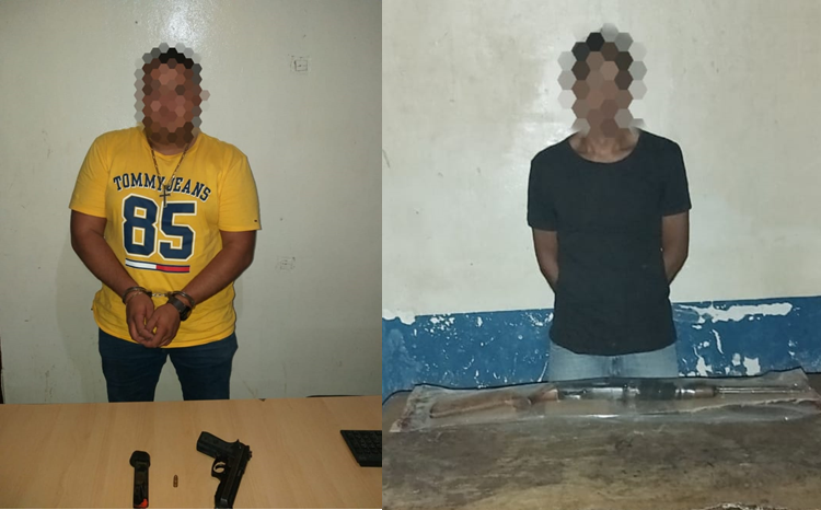 En posesión de armas de fuego de uso prohibido y comercial son detenidos dos sospechosos - STN ...