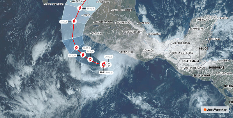 Tormenta tropical Roslyn se forma frente a las costas del Pacífico de México – STN HONDURAS