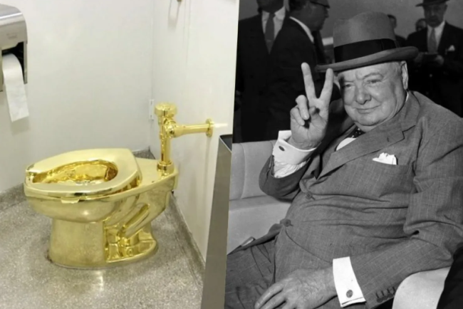 Acusan A Cuatro Hombres De Robar Un Inodoro De Oro De La Casa Donde